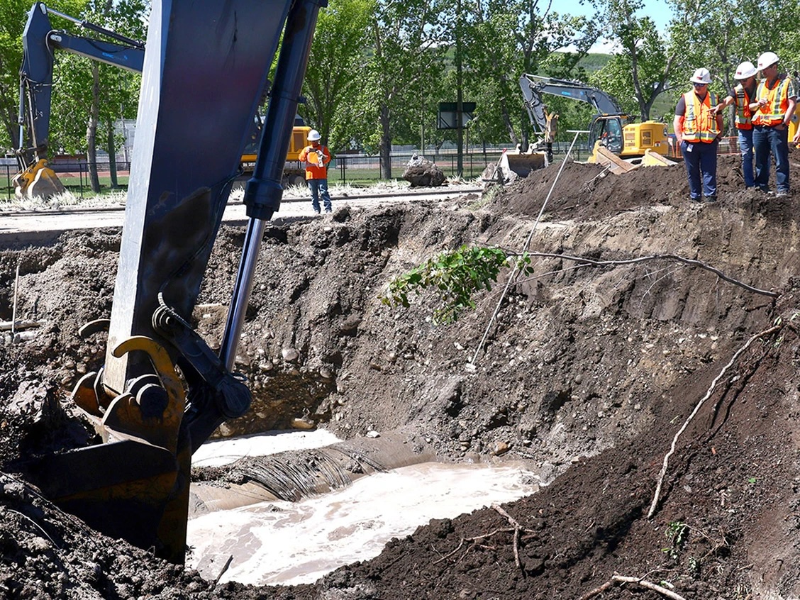 Calgary water main break June 2024 - PICA Corp | Pipeline Inspection ...
